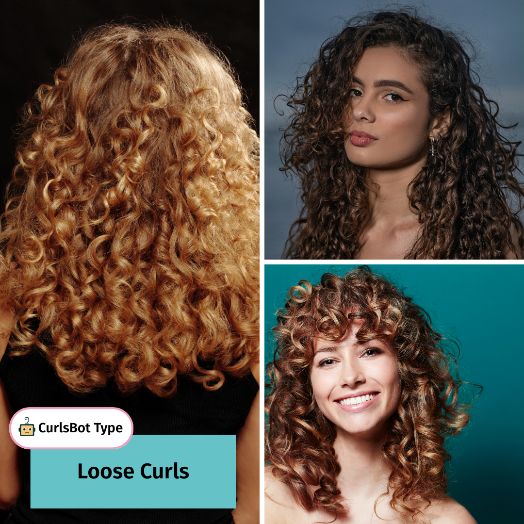 Loose Curls Hair - Hair Pattern Guide | CurlsBot